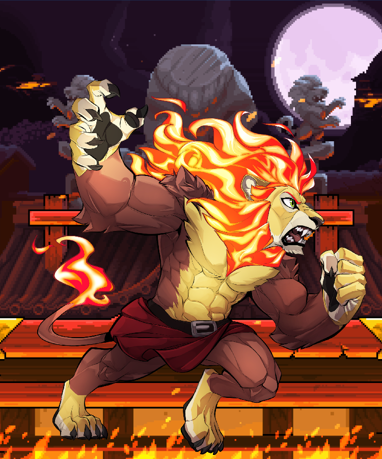 Pocket Paragons Design Blog: Zetterburn, the Fire's Roar