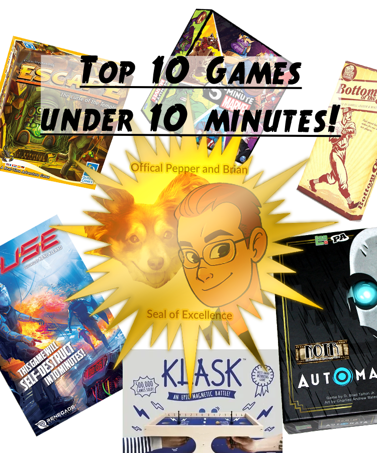 Top 10 Games Under 10 Minutes: Pocket Paragons Design Blog